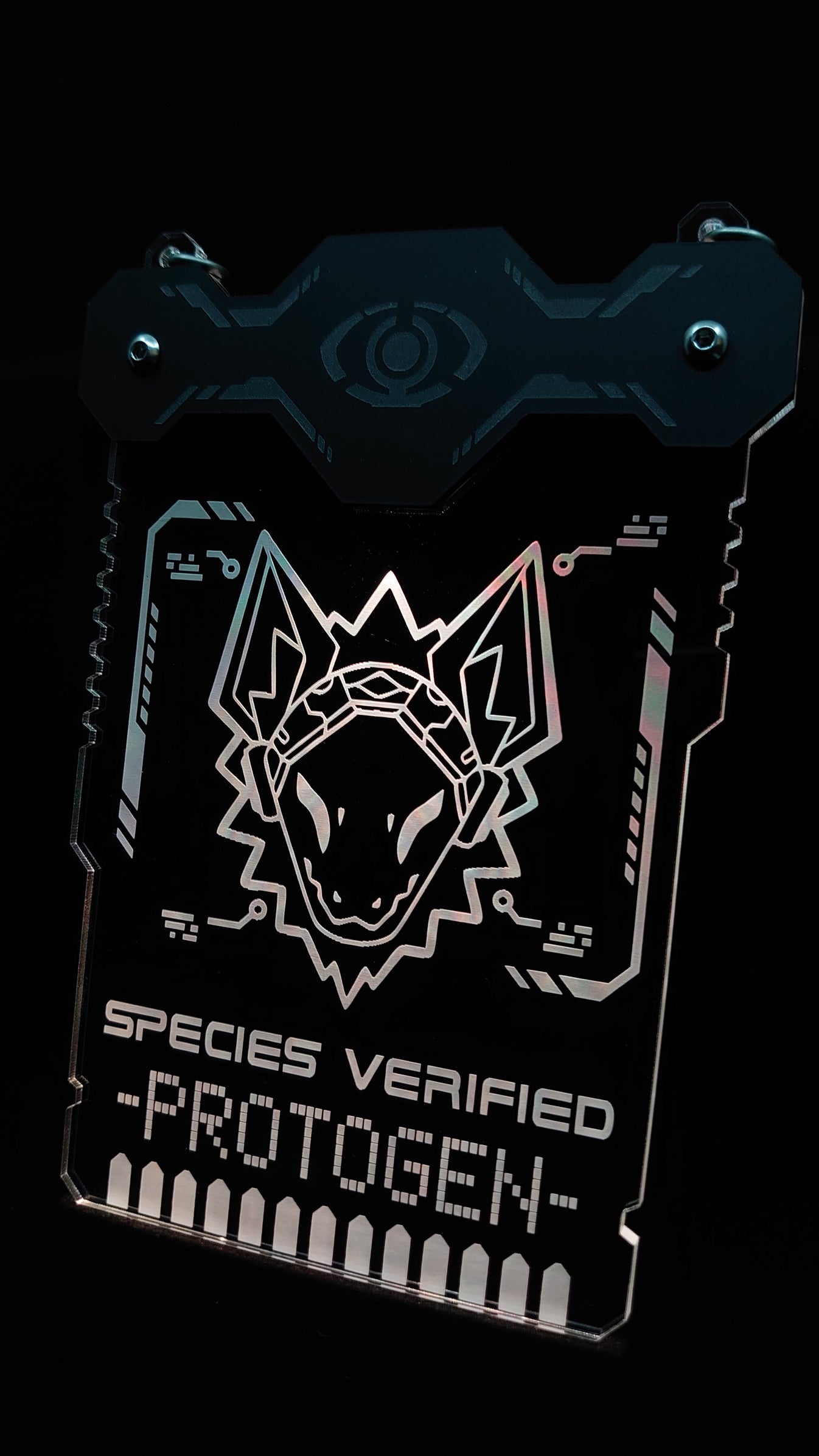 PROTOGEN SPECIES VERIFIED BADGE – Illumi-Nation Cyberwear