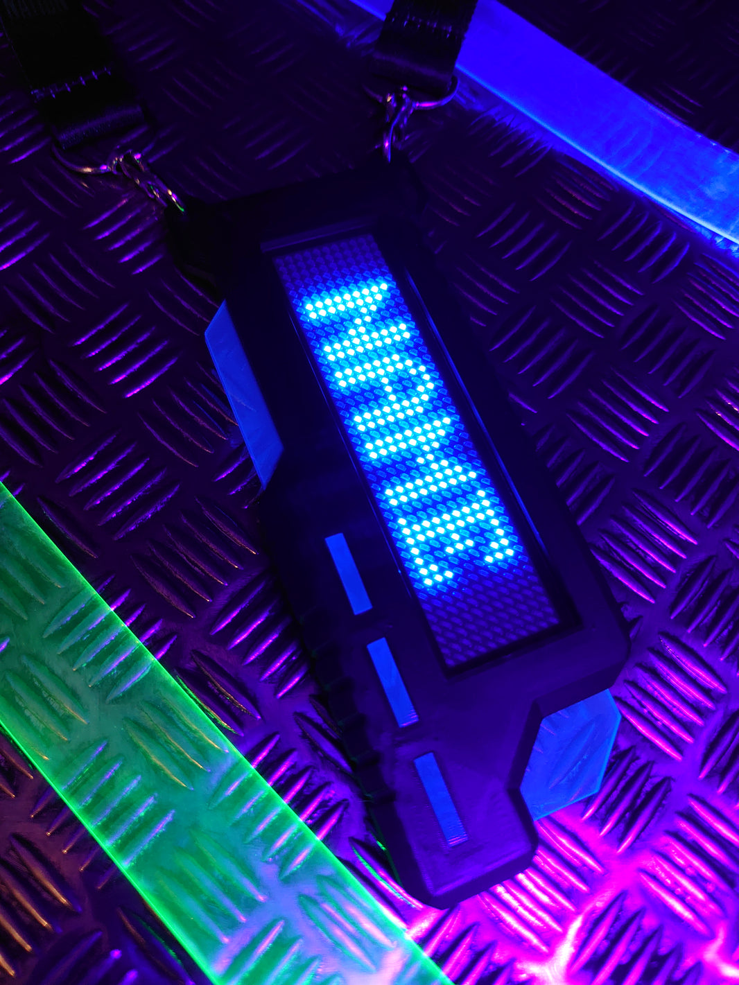 Cybertag led scrollers – Illumi-Nation Cyberwear