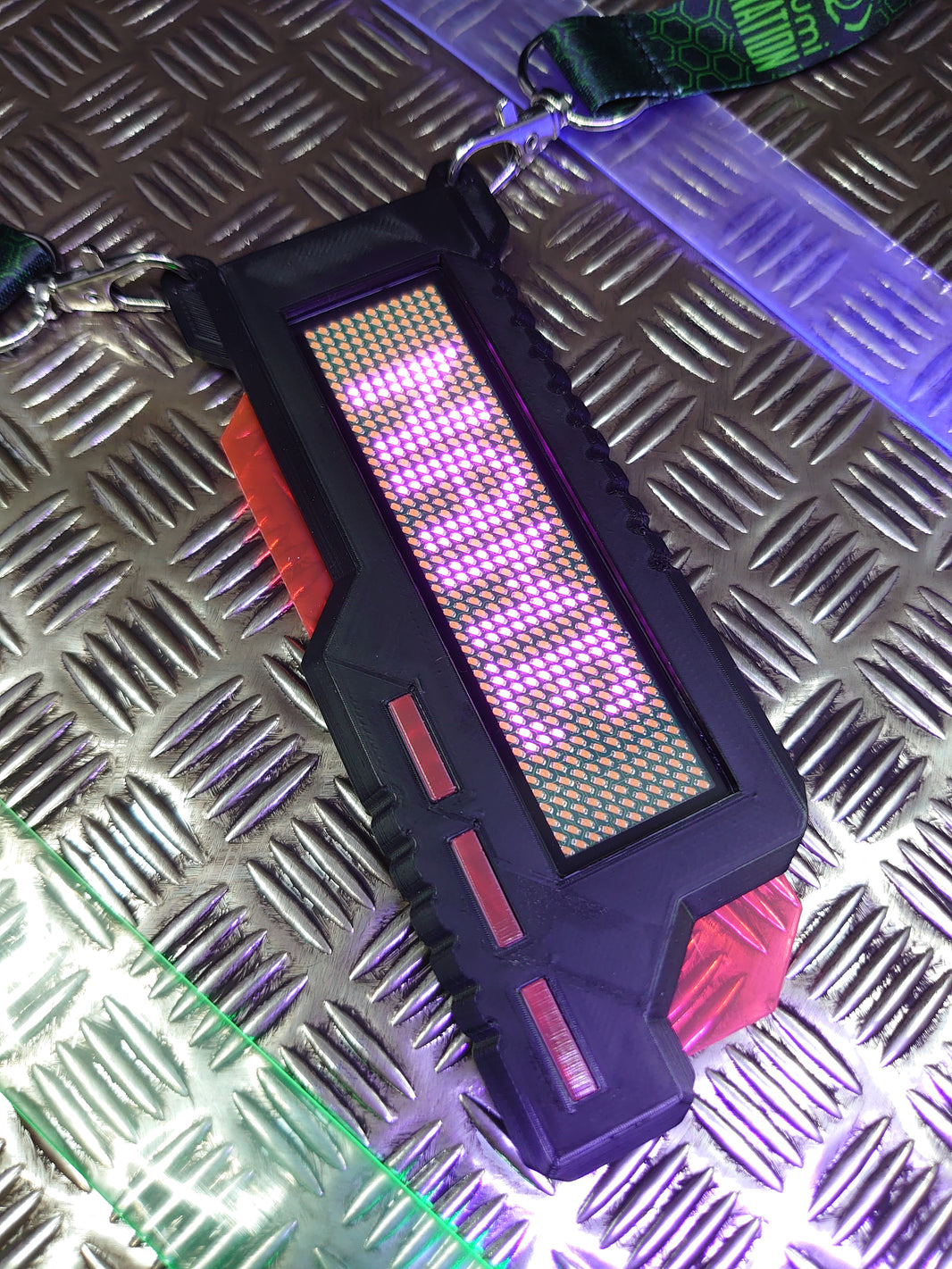 Cybertag led scrollers – Illumi-Nation Cyberwear